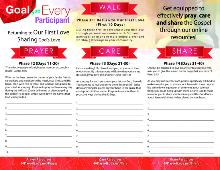 Global 40 Days of Love – Sign-up Today! | 40 Days of Love